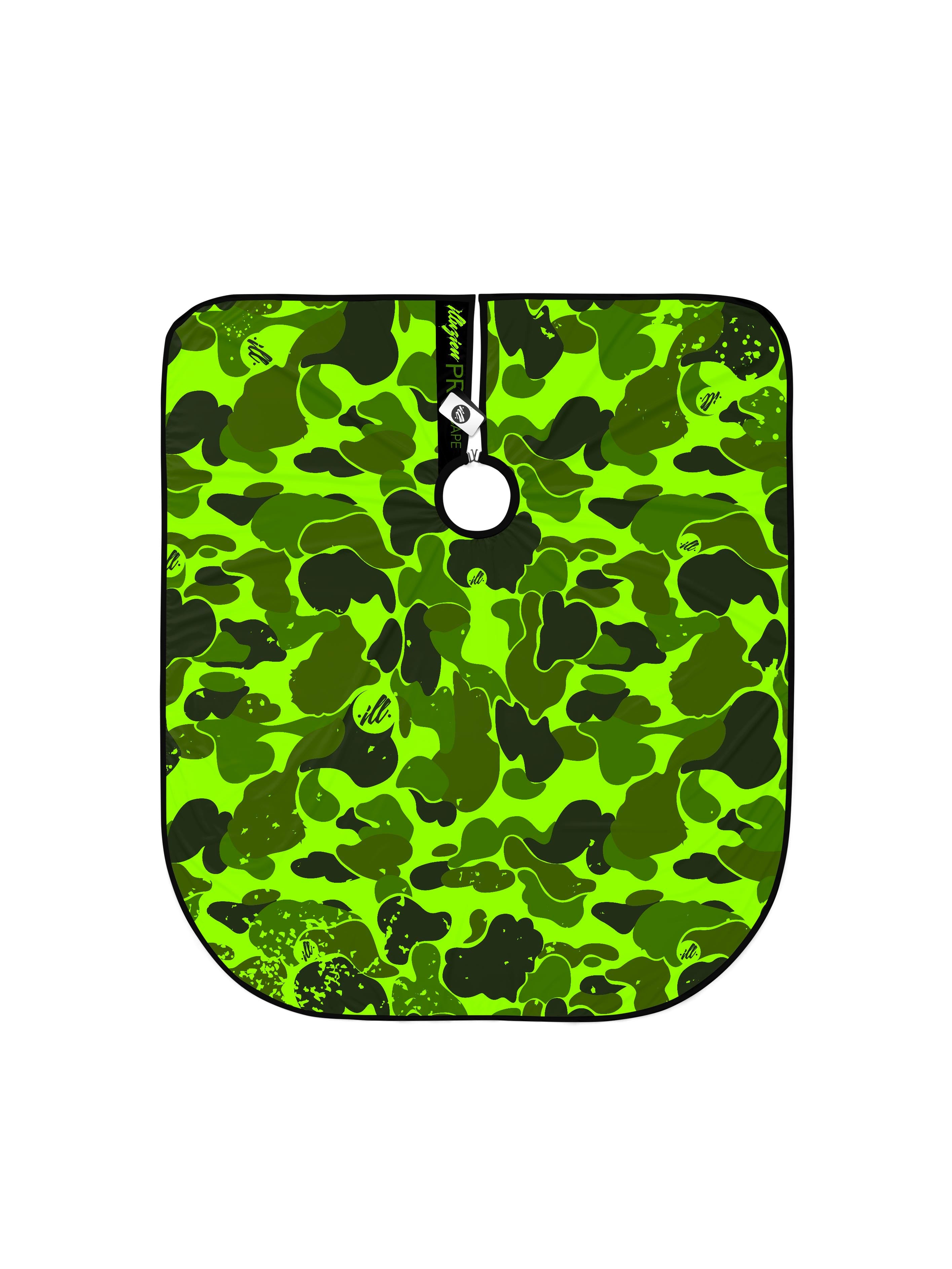 Yellow Green Camo PRO Cape