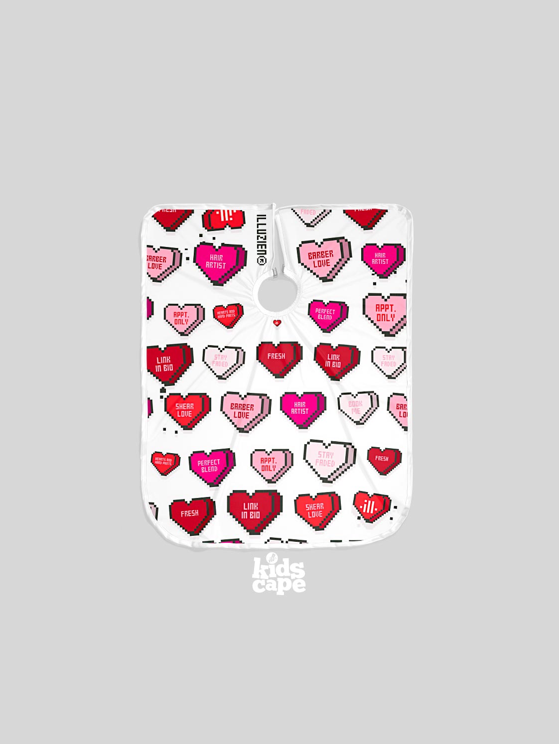 KIDS 8 Bit Candy Hearts PRO Cape
