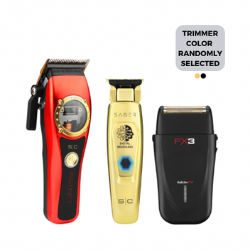 Barber Combo Sets/Bundles: Clippers, Trimmers, Shavers